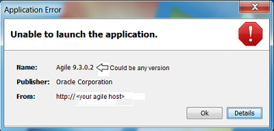 HELP: I Have the Latest JDK (1.6) but My Agile PLM Java Client Fails
